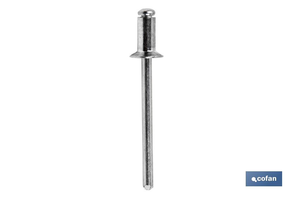 Remache Estándar Cabeza Avellanada 120º | Cofan