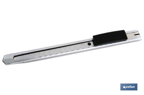 Cúter de acero inoxidable | Cuerpo compacto y ligero | Ideal para ...