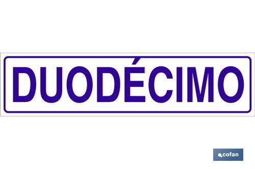 Duodécimo | Cofan