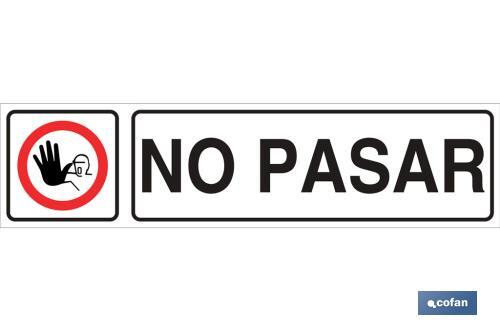 No pasar | Cofan