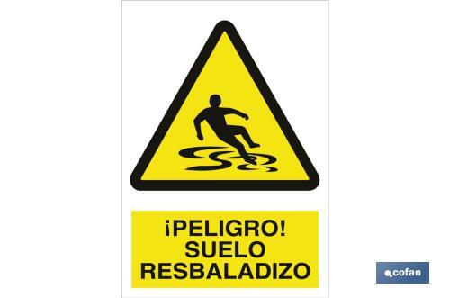 ¡Peligro! suelo resbaladizo | Cofan