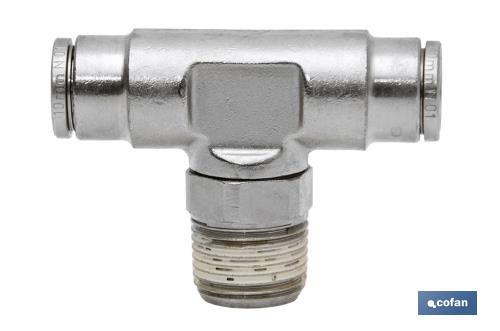 "T" Rosca Macho | Cofan