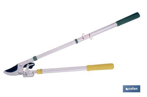 Tesoura de podar telescópica 64 cm | Capacidade de corte até 45 mm de ...