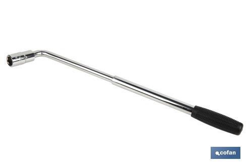 Llaves extensibles para ruedas | SW 17 - 19 mm | Longitud 550 mm | Cofan