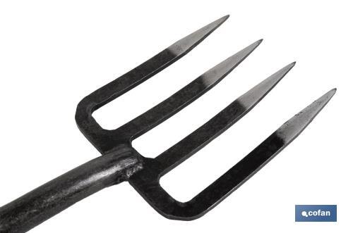 Horca para cavar de acero endurecido | 4 dientes | Ideal para ...