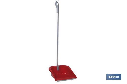 Recogedor abatible rojo | Mango ergonómico | Cofan