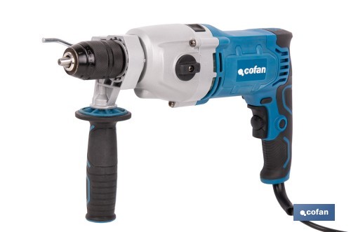 Corded hammer drill 1200 W with 2 speeds, 13 mm automatic chuck | Multi ...